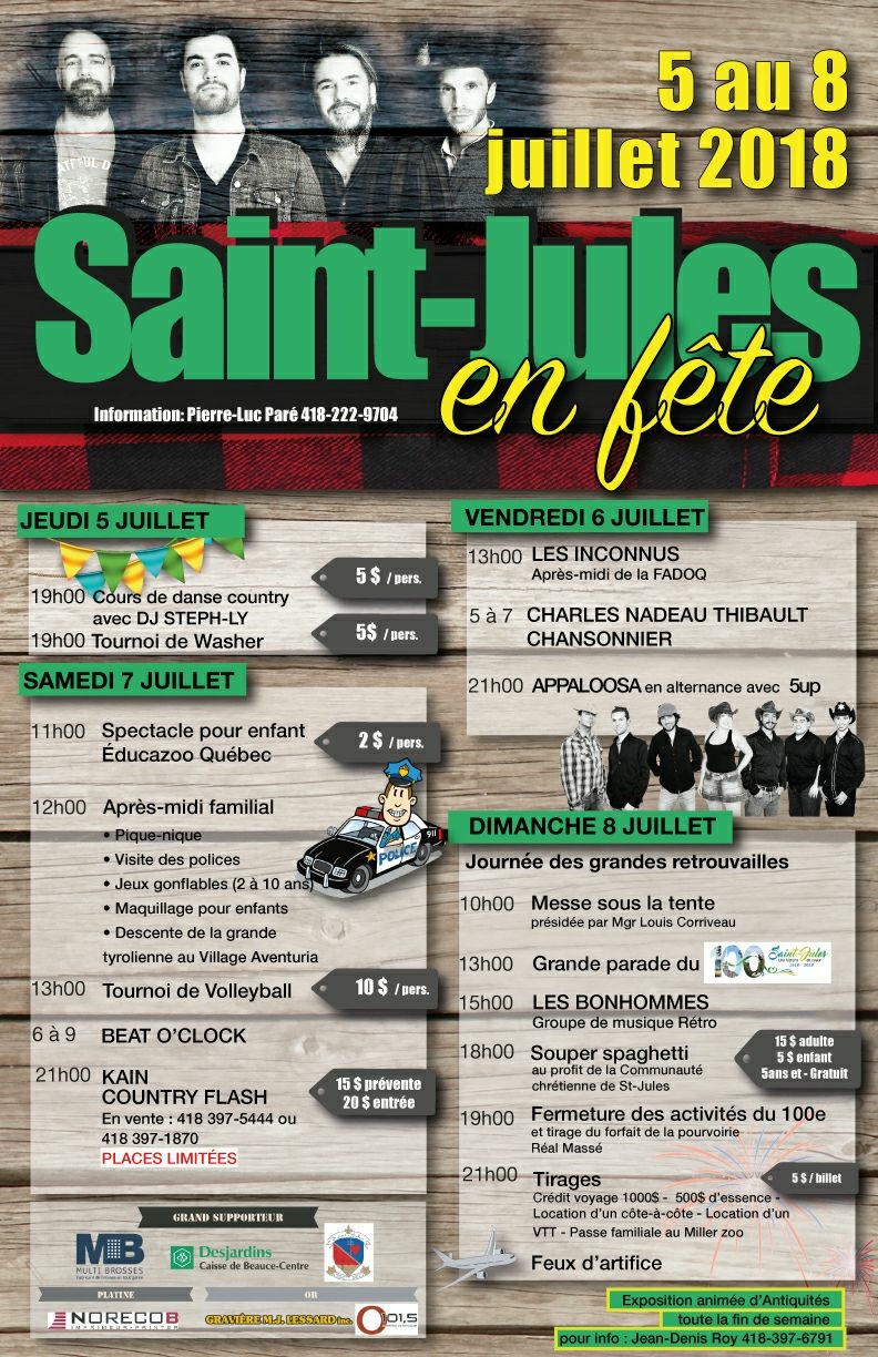Saint-Jules en Fête 2018 | Municipalité de Saint-Jules